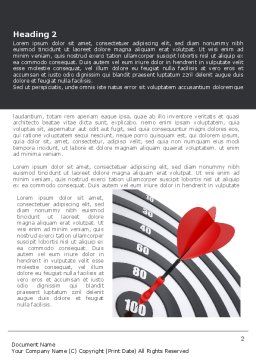 Bullseye Word Template 08389 | PoweredTemplate.com