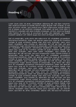 Bullseye Word Template 08389 | PoweredTemplate.com