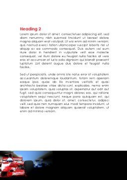 Modèle Word de course de formule 1 | 08567 | PoweredTemplate.com