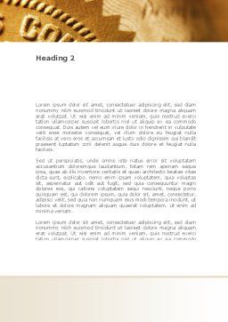 Plantilla de Word - sello en relieve | 08615 | PoweredTemplate.com