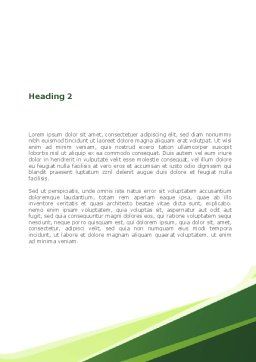 Grüner rahmen Word Vorlage | 08678 | PoweredTemplate.com