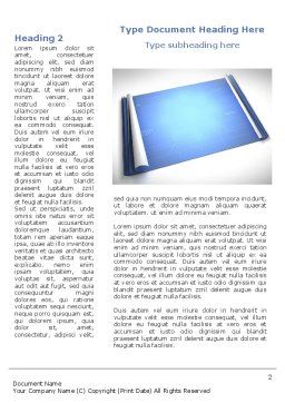 Blueprint Word Template 08733 | PoweredTemplate.com