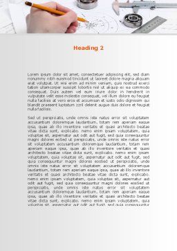 Technical Engineering Word Template 08955 | PoweredTemplate.com