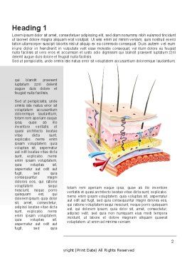 Plantilla de Word - derma | 09245 | PoweredTemplate.com