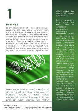The Green Banner Of The Prophet Muhammad Word Template 09461 ...