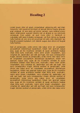 Folder With Info Word Template 09464 | PoweredTemplate.com