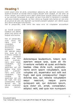 Visueel Verslag Word Template | 09501 | PoweredTemplate.com