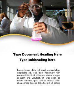 Chemical Engineering Word Template 10142 | PoweredTemplate.com