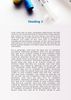 Syringes Word Template 10181 | PoweredTemplate.com