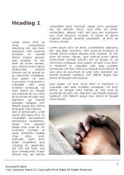 Plantilla de Word - orar | 10244 | PoweredTemplate.com