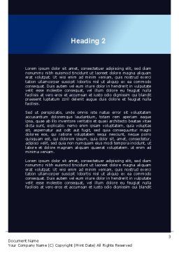 Studio Spotlight Word Template 10255 | PoweredTemplate.com