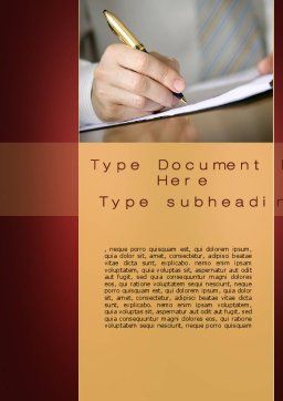 Synopsis Word Template 10297 | PoweredTemplate.com