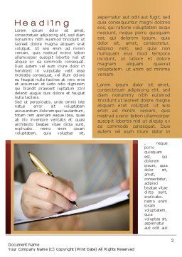 Synopsis Word Template 10297 | PoweredTemplate.com