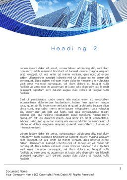 Plantilla de Word - rascacielos | 10380 | PoweredTemplate.com