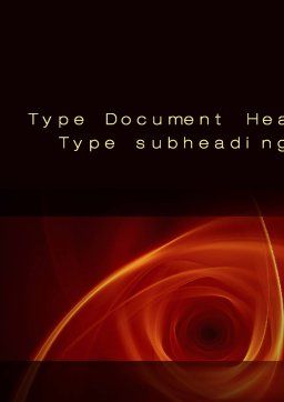 Red Whirlpool Word Template 10469 | PoweredTemplate.com