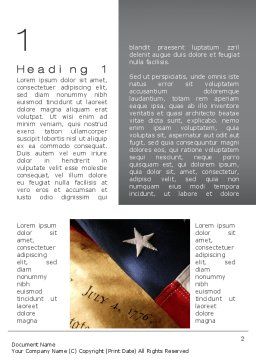 USA Declaration of Independence Word Template 10487 | PoweredTemplate.com