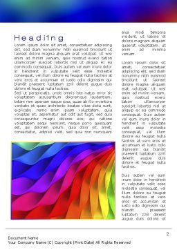 Colorful Word Template 10580 | PoweredTemplate.com