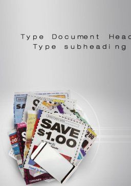 Templat Word Kupon | 10677 | PoweredTemplate.com