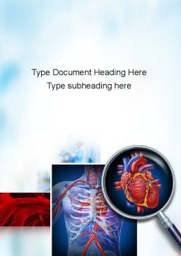 Cardiac Surgery Word Template 10850 | PoweredTemplate.com