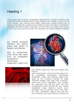 Cardiac Surgery Word Template 10850 | PoweredTemplate.com