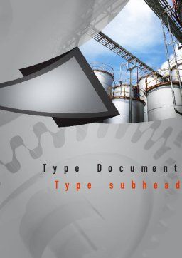 Industrial Tanks Word Template 10916 | PoweredTemplate.com