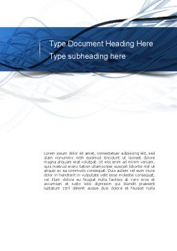 Fiber-Optical Cables Word Template 11035 | PoweredTemplate.com