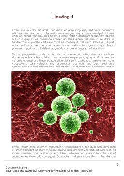 Germ Word Template 11050 | PoweredTemplate.com