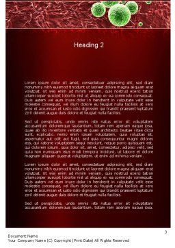 Germ Word Template 11050 | PoweredTemplate.com