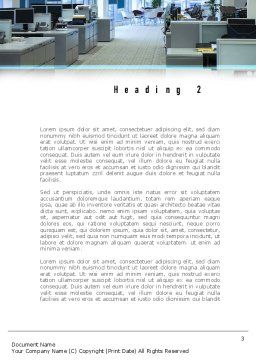 Clean Office Word Template 11069 | PoweredTemplate.com