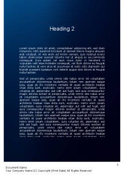 Industries Word Template 11076 | PoweredTemplate.com