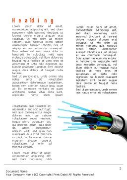 Fiber Optic Cable Word Template 11077 | PoweredTemplate.com