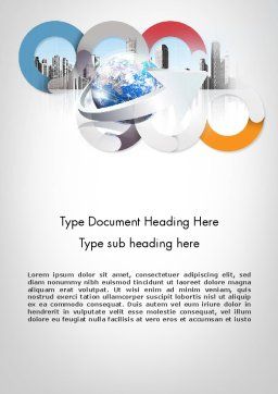 Modèle Word de présentation d'entreprise | 11781 | PoweredTemplate.com