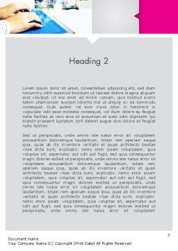 Modern Presentation Word Template 11890 | PoweredTemplate.com