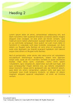 Sapling Word Template 11944 | PoweredTemplate.com