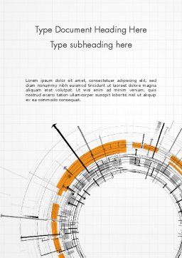 Abstract Turbulence Word Template 11975 | PoweredTemplate.com