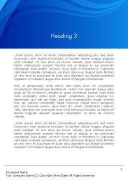 Blue Wave Fantasy Word Template 12025 | PoweredTemplate.com