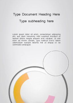 Plantilla de Word - minimalista | 12052 | PoweredTemplate.com