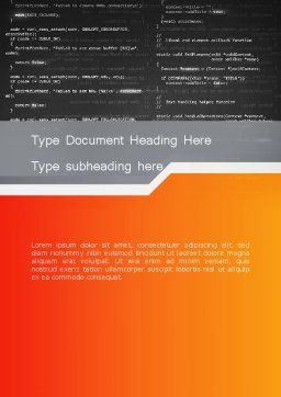 Plantilla de Word - código fuente | 12172 | PoweredTemplate.com
