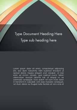 Like a Bullet Word Template 12219 | PoweredTemplate.com