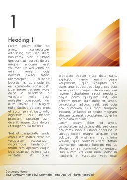 Stripy Waves Word Template 12269 | PoweredTemplate.com