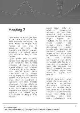 Abstract Connected Layers Word Template 12457 | PoweredTemplate.com