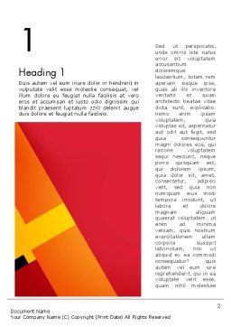 Variations of Red Word Template 12458 | PoweredTemplate.com