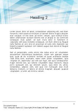 Creative Abstract Blue Word Template 12547 | PoweredTemplate.com