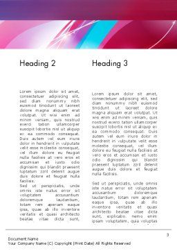 Colorful Abstract Fantasy Word Template 12620 | PoweredTemplate.com