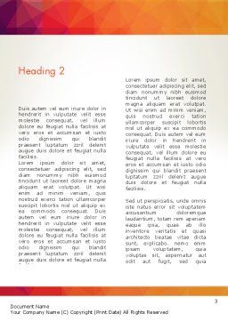 2015 in Modern Flat Style Word Template 12784 | PoweredTemplate.com