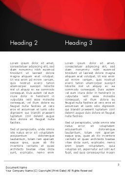 Black and Red Word Template 12897 | PoweredTemplate.com