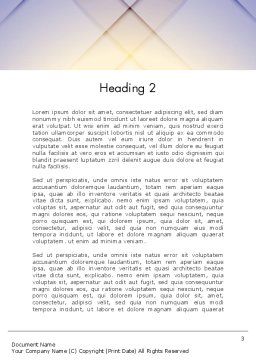 Soft Pastel Word Template 12986 | PoweredTemplate.com