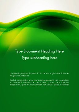 Green Abstract Surface Word Template 13386 | PoweredTemplate.com