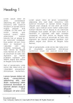 Wavy Smoky Streaks Word Template 13470 | PoweredTemplate.com