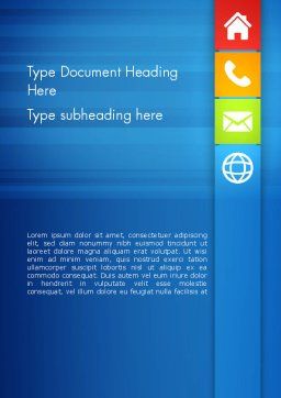 Customer Support Concept Presentation Word Template 13477 | PoweredTemplate.com